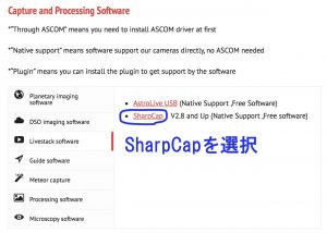 sharpCap | 天リフOriginal
